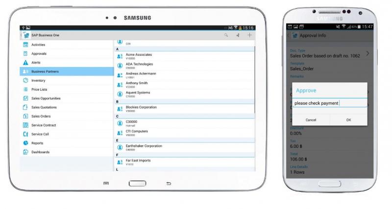 SAP Business One - Mobile Apps | beOne Consulting
